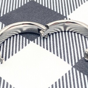 Men's Wedding Ring With Hinge Cobalt Chrome 6mm Wide Satin Brushed ...