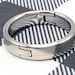 Men's Wedding Ring With Hinge Cobalt Chrome 6mm Wide Satin Brushed ...