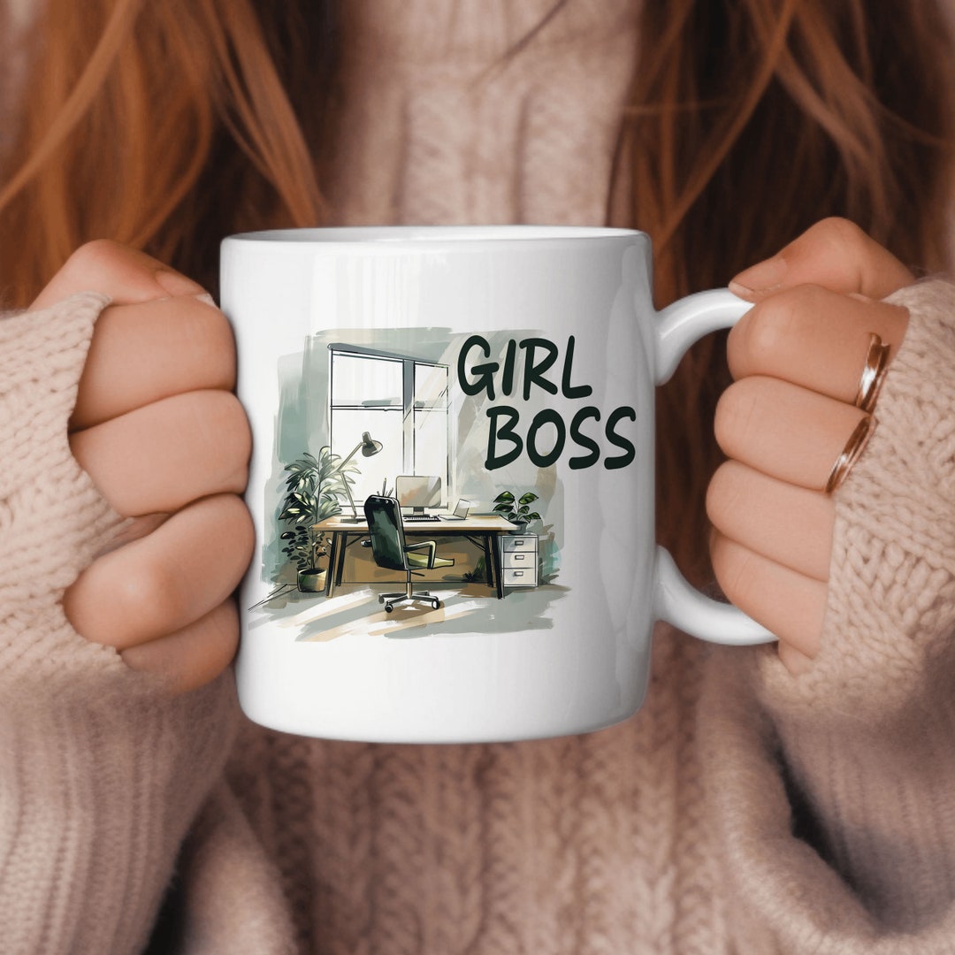 Girl Boss Mug Worlds Best Boss Gift for Mom Office Coffee Cup ...