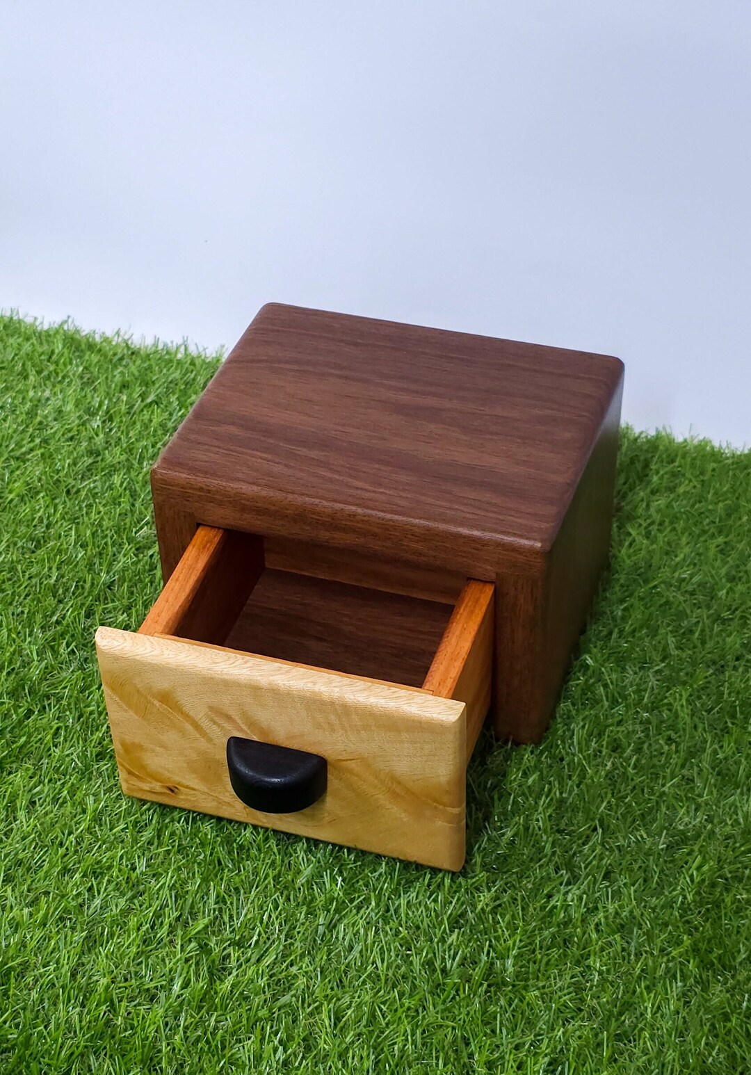 Elegant Handcrafted Jewellery Box, Jewelery Box, Single Drawer ...