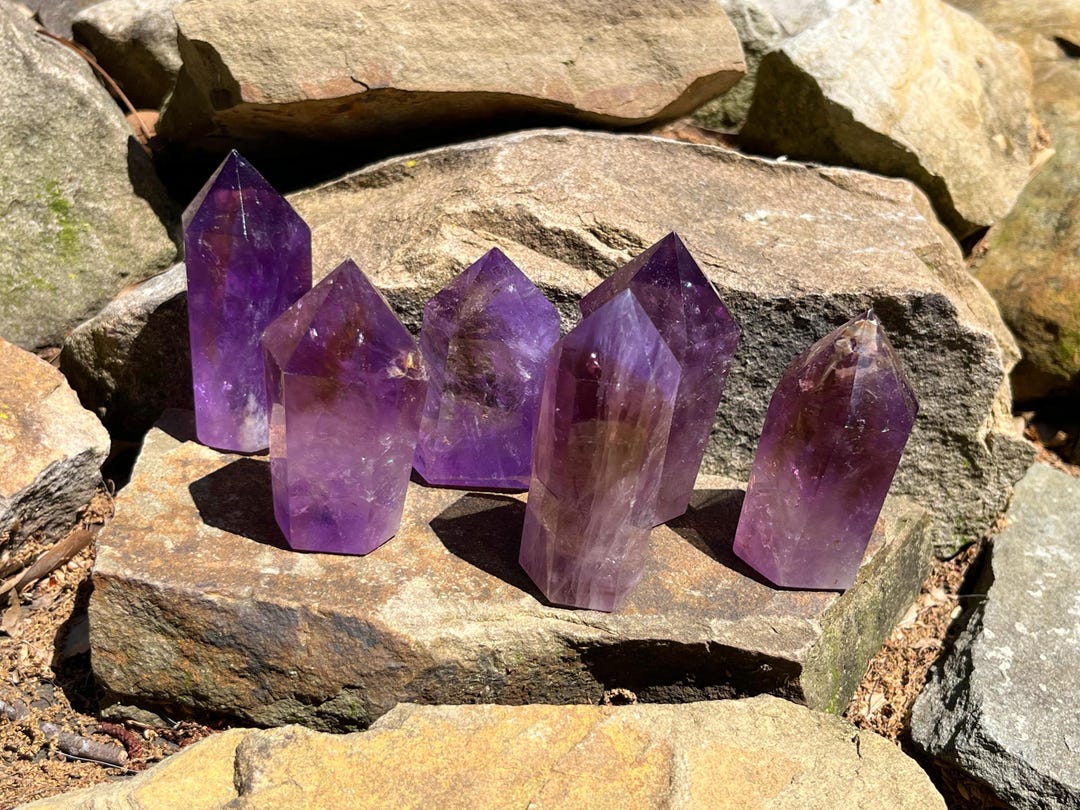 Natural Polished Ametrine Tower With Three Sizes to Choose From - Etsy