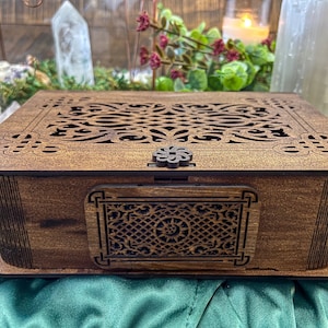 Handcrafted Tarot Card Box With Three Design Options to Choose From ...