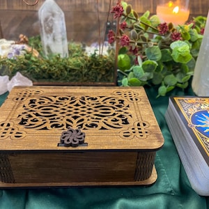 Handcrafted Tarot Card Box With Three Design Options to Choose From ...