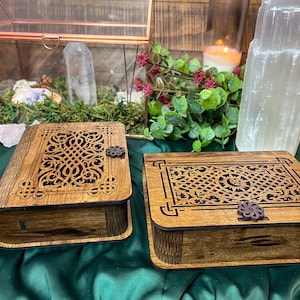 Handcrafted Tarot Card Box With Three Design Options to Choose From ...