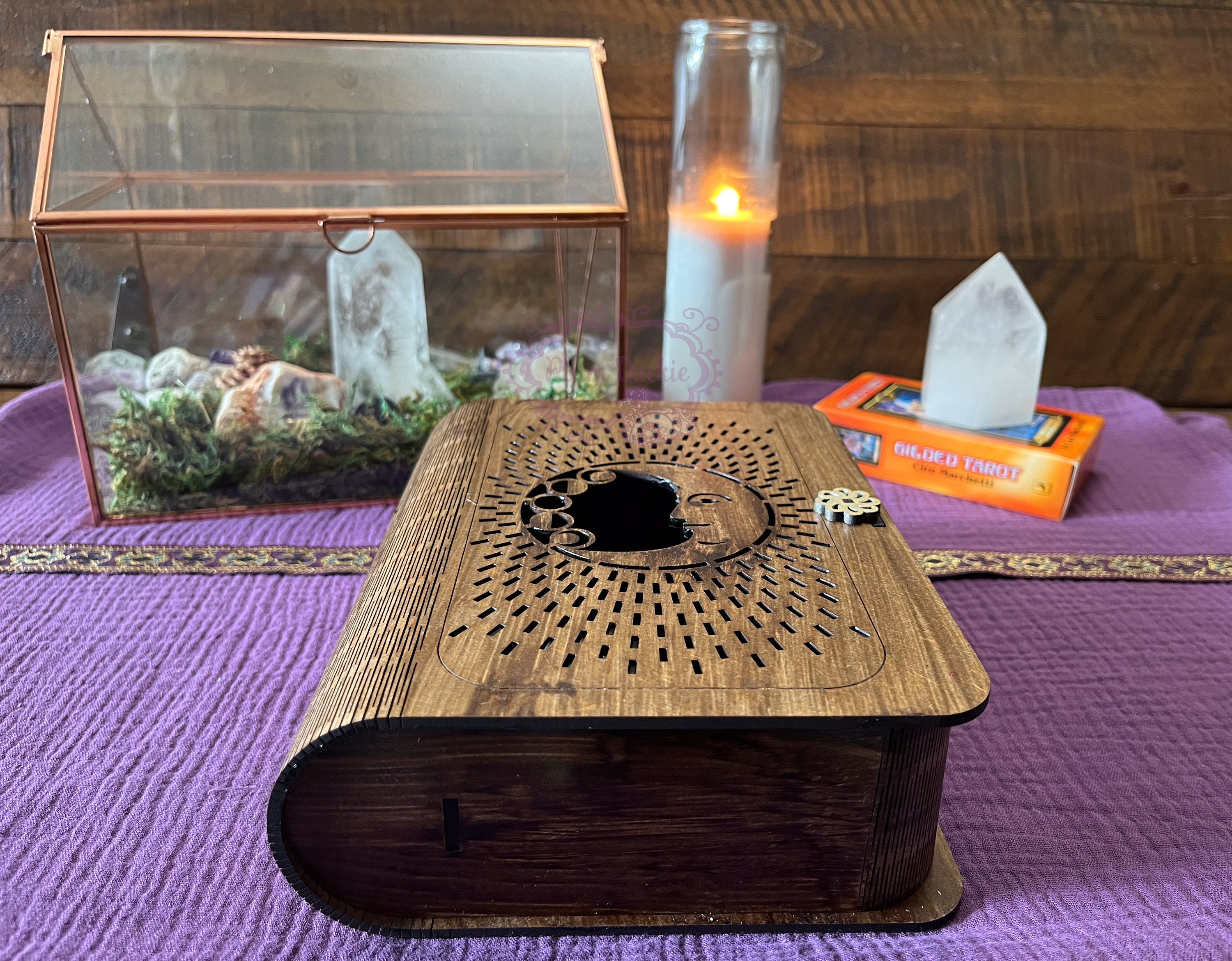 Handcrafted Tarot Card Box With Three Design Options to Choose From ...