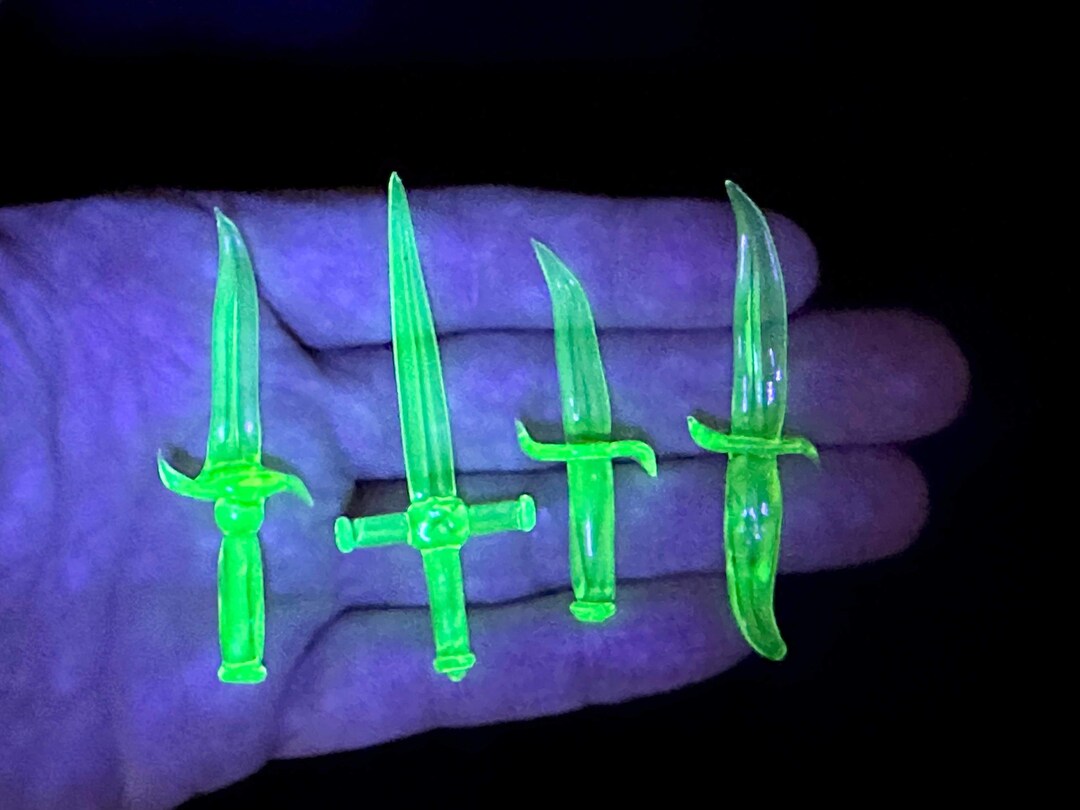 Uranium Vaseline Knife/sword—choice - Etsy