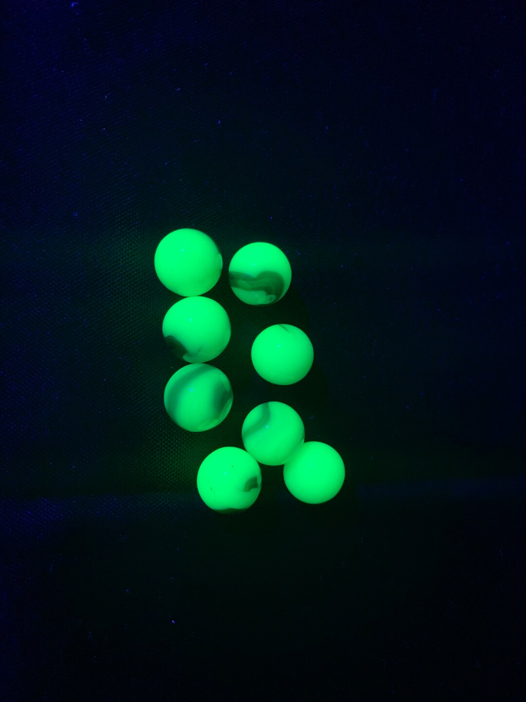 10 -uranium Marbles 5/8 Green - Etsy