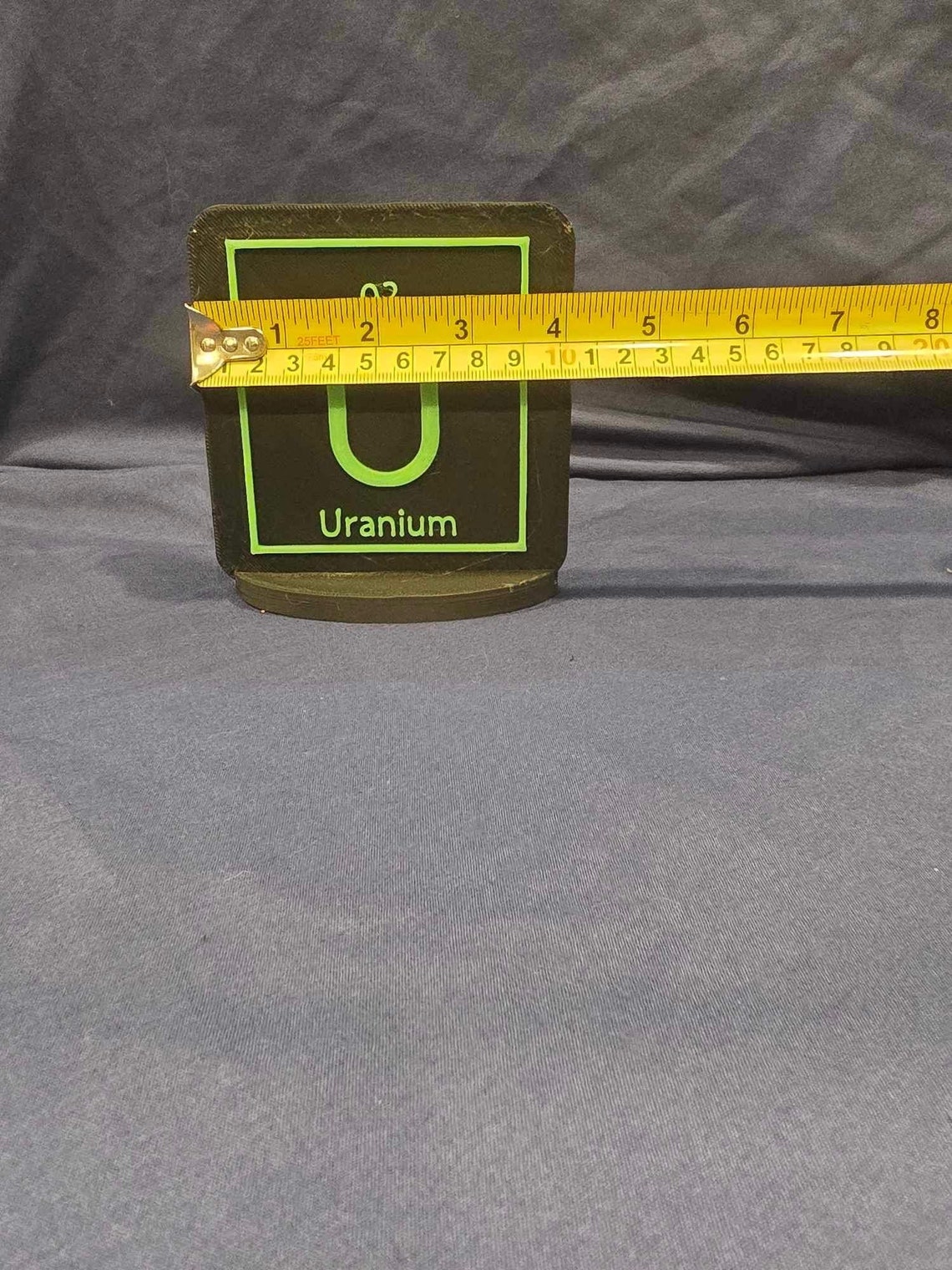 Uranium Symbol Element Glow in the Dark Uv Reactive 3d Printed Sign - Etsy