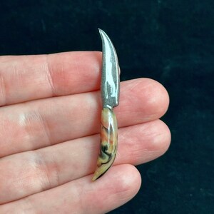 Uranium Glass Art Glass Knife by Rafael - Etsy
