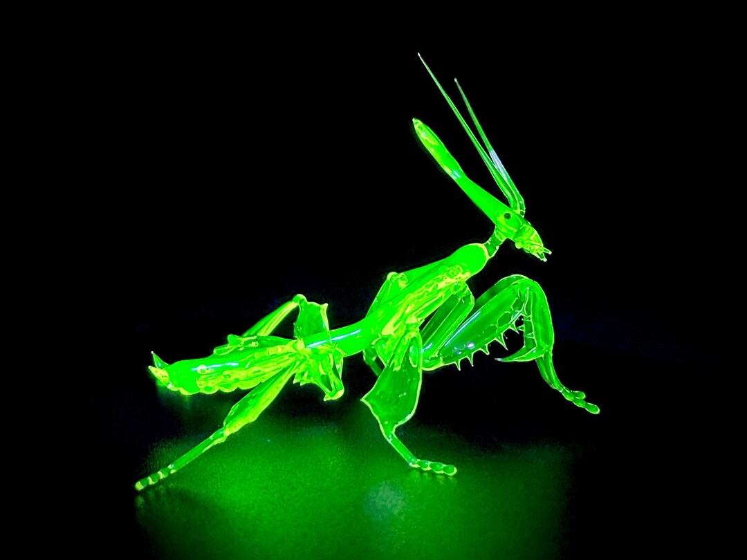 Uranium Vaseline Ghost Praying Mantis Custom Piece - Etsy