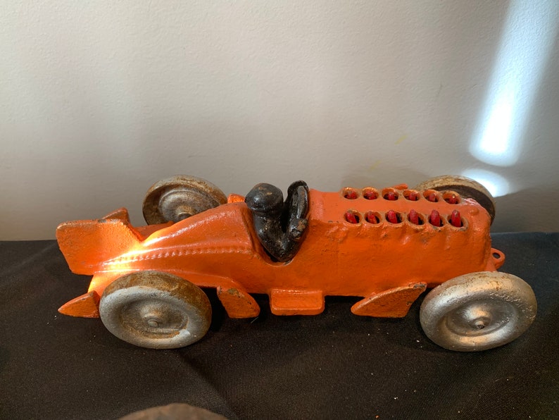 Hubley Classic Cast Iron Race Car With Driver - Etsy
