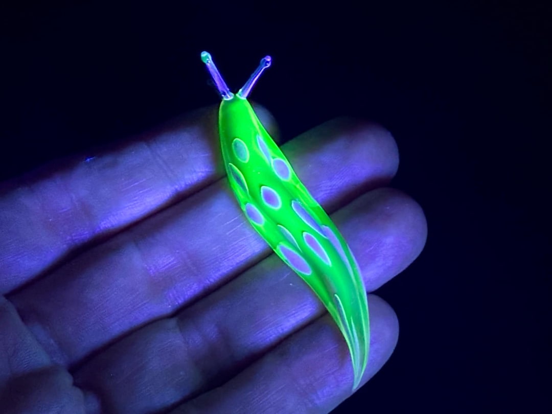 Uranium Vaseline Layered Purple Slug - Etsy