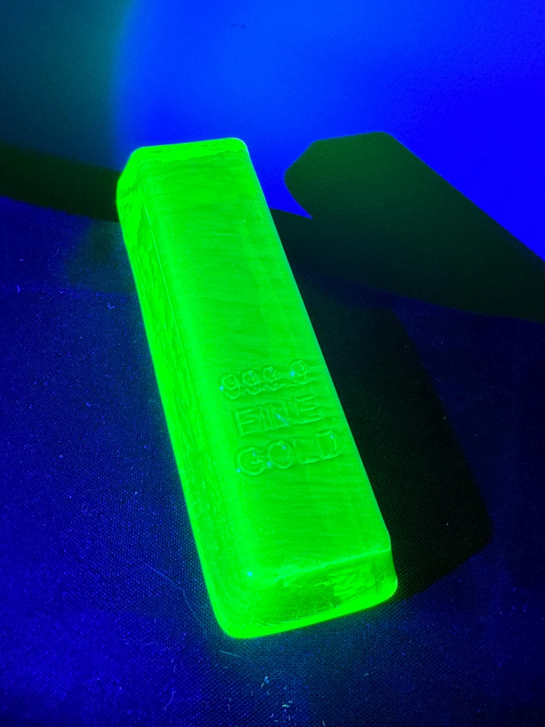 Uranium Vaseline Gold Bar - Etsy