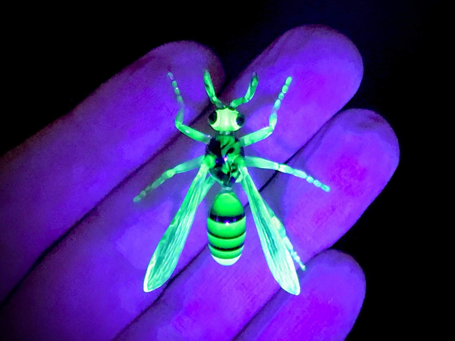 Uranium Vaseline Custom Wasp by Rafael in Stock Now - Etsy