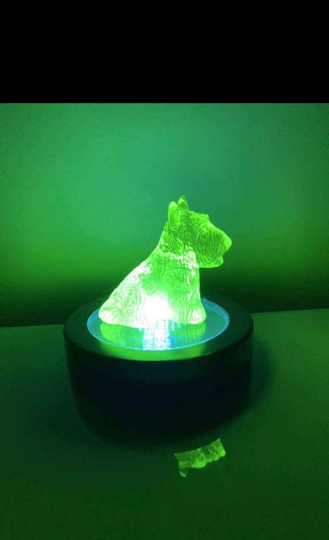 Blacklight Uv Base Battery Powered Black Light for Uranium Glass Only ...