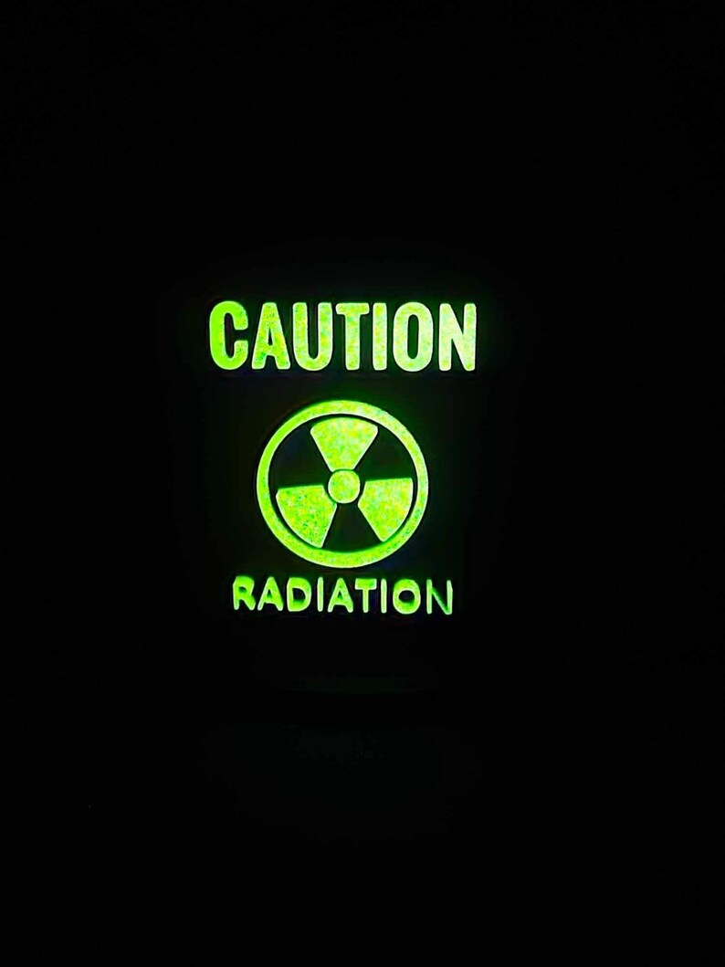 Uranium Symbol Radiation Element Glow in the Dark Uv Reactive 3d ...
