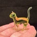 Uranium Vaseline Cat Custom Piece Solid Glass - Etsy