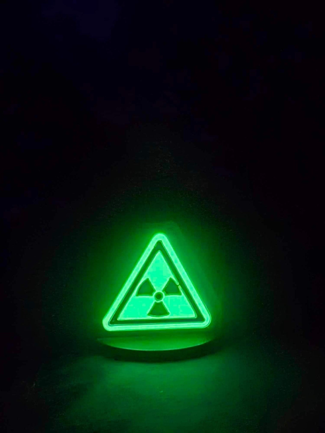 Uranium Symbol Glow in the Dark Uv Reactive 3d Printed Sign - Etsy