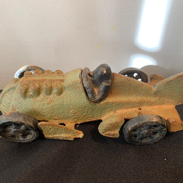 Cast Iron Race Car - Etsy