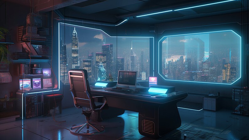 Zoom Virtual Backgrounds Pkg 2 5 Sci-fi Backgrounds - Etsy