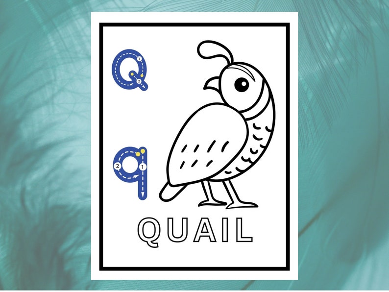 Printable Alphabet, 26 Tracing, Letters, Animals Coloring Pages ...