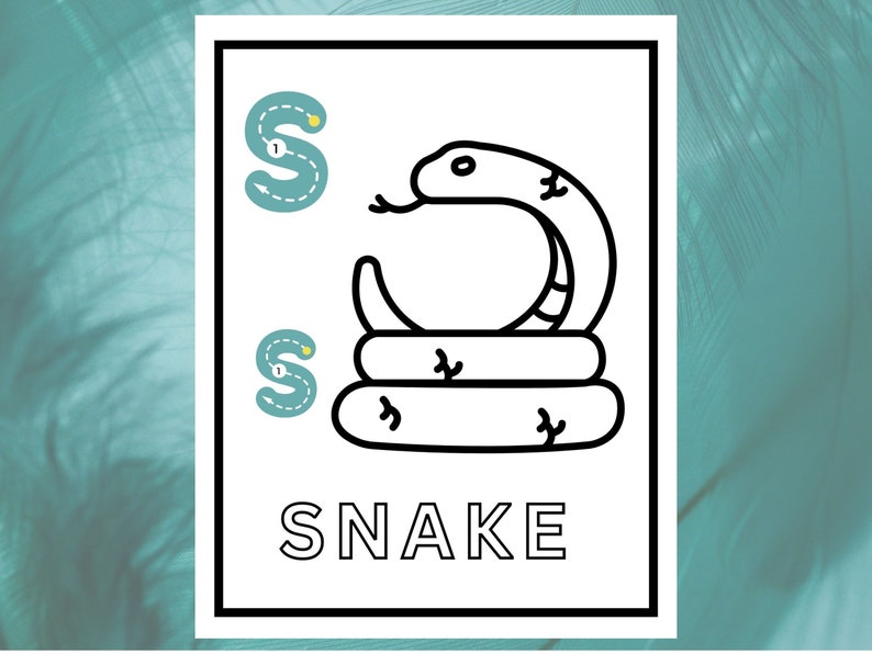 Printable Alphabet, 26 Tracing, Letters, Animals Coloring Pages ...