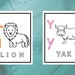 Printable Alphabet, 26 Tracing, Letters, Animals Coloring Pages ...