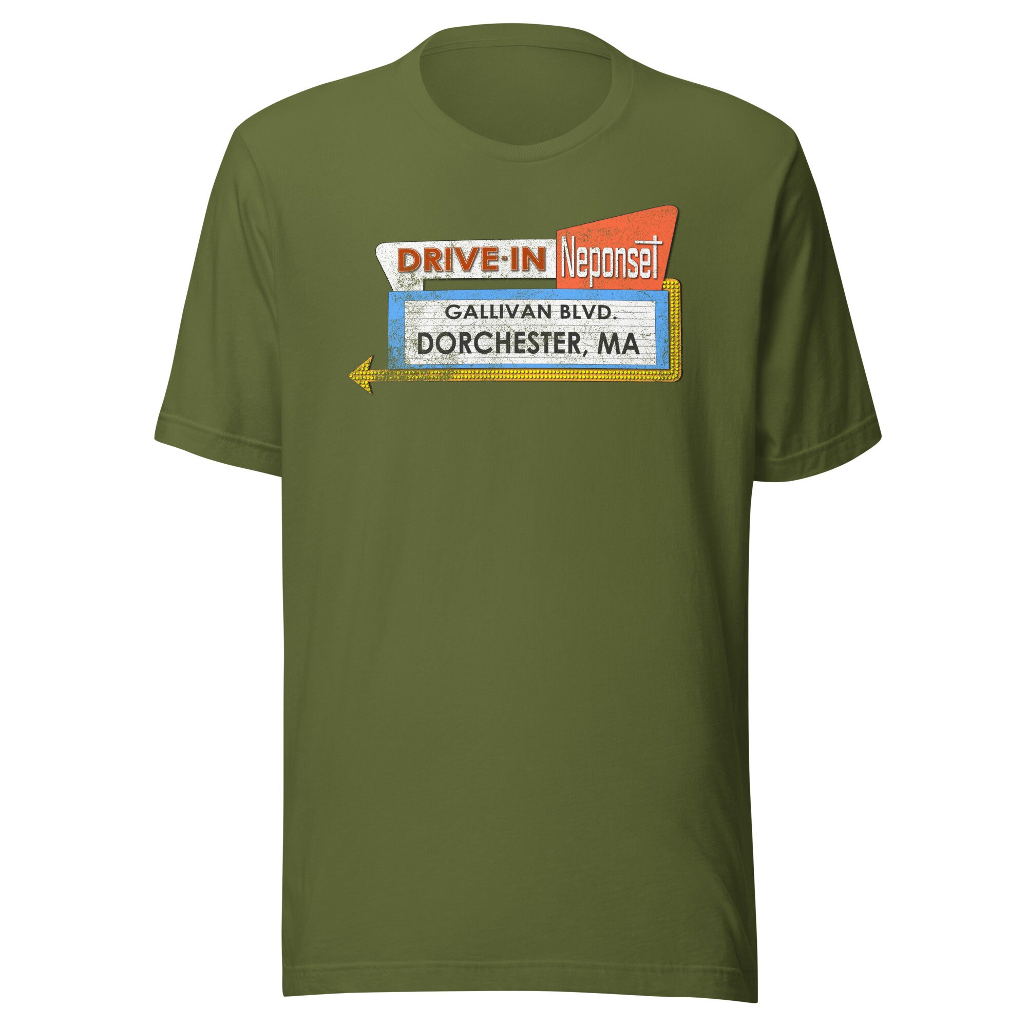 Neponset Drive in Retro T Shirt Dorchester, MA Vintage Mens & Womens ...