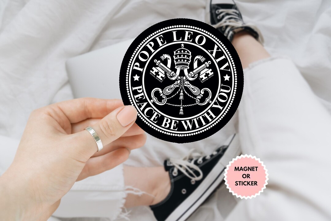 Pope Leo XIV Crest Car Magnet/sticker, Make Vatican Great Again Sticker ...