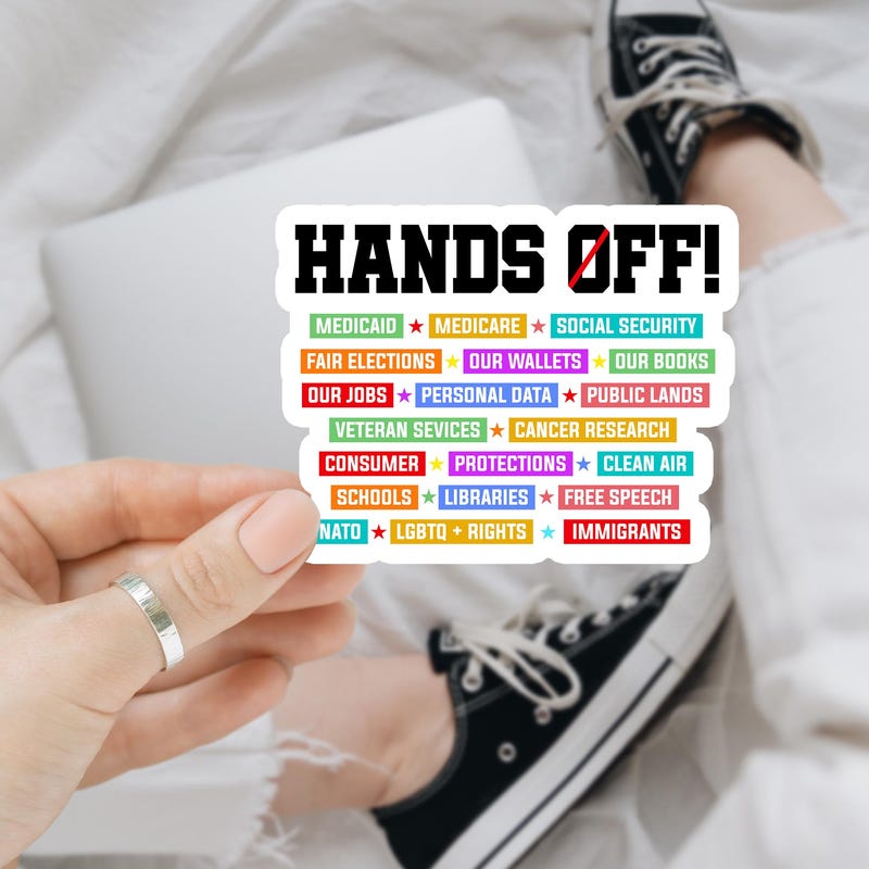 Hands off Sign - Etsy