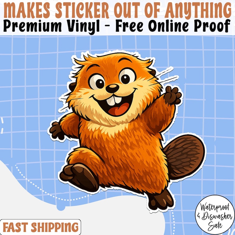 Pixar Hoppers Beaver Mable Tom the Lizard Hoppers Sticker/car Magnet ...
