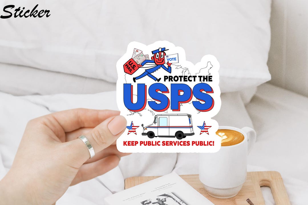 Protect USPS Keep Public Services Public Anti Trump Car Magnet/sticker ...