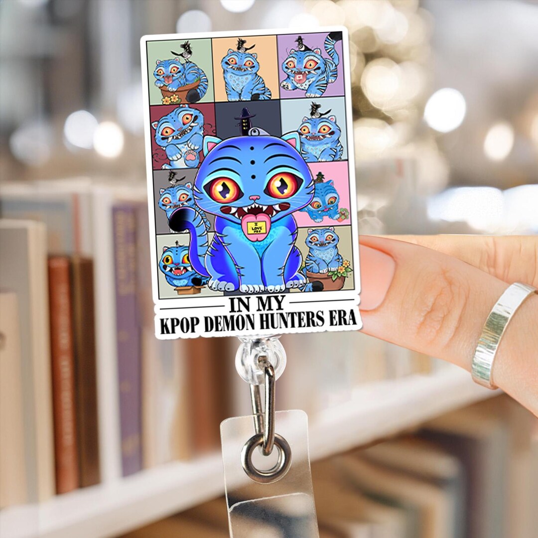 In My Kpop Demon Hunters Era Badge Reel, Derpy Name ID Holder Badge ...