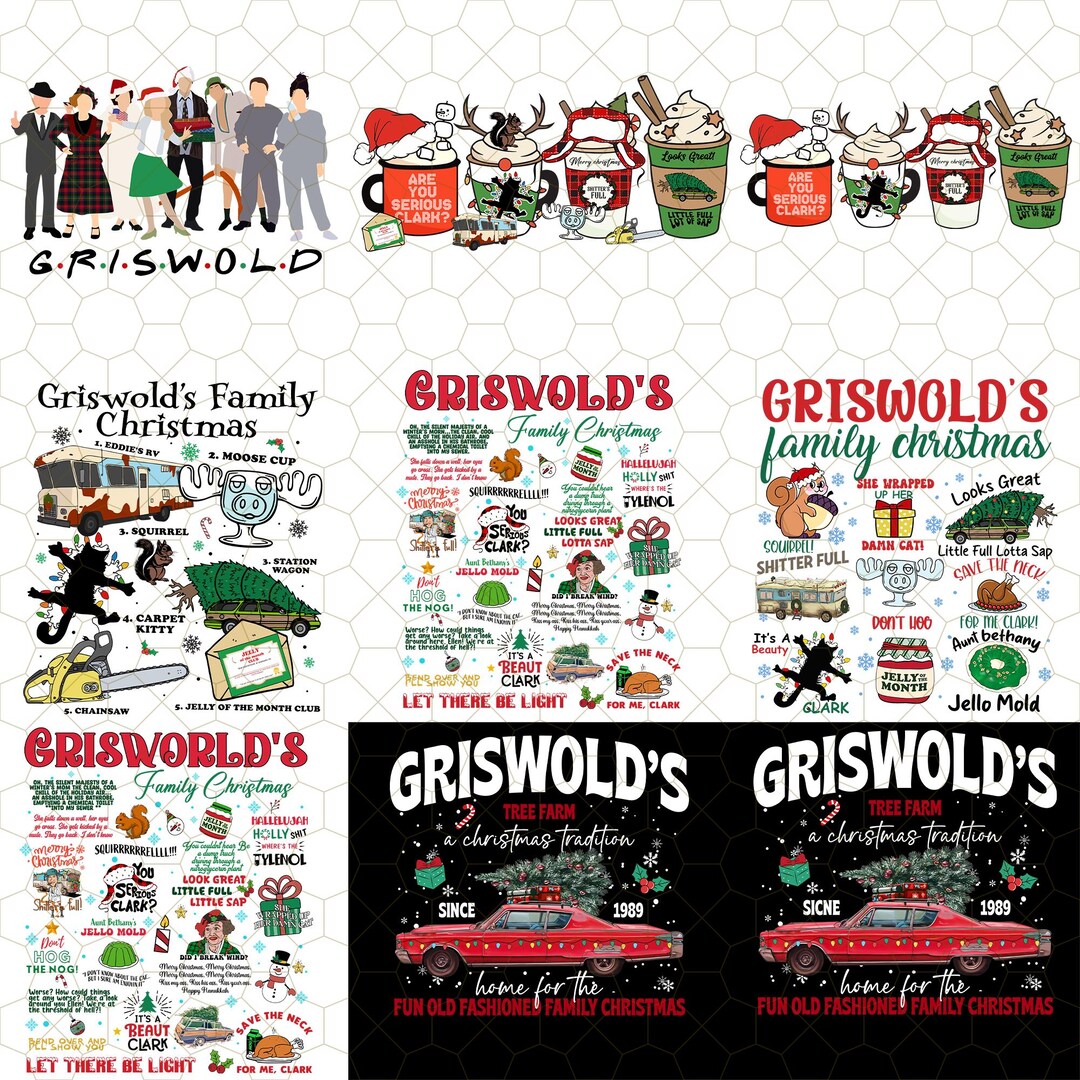 Griswold Christmas Bundle Png, Griswold Co Png, Christmas Tree Farm Png ...