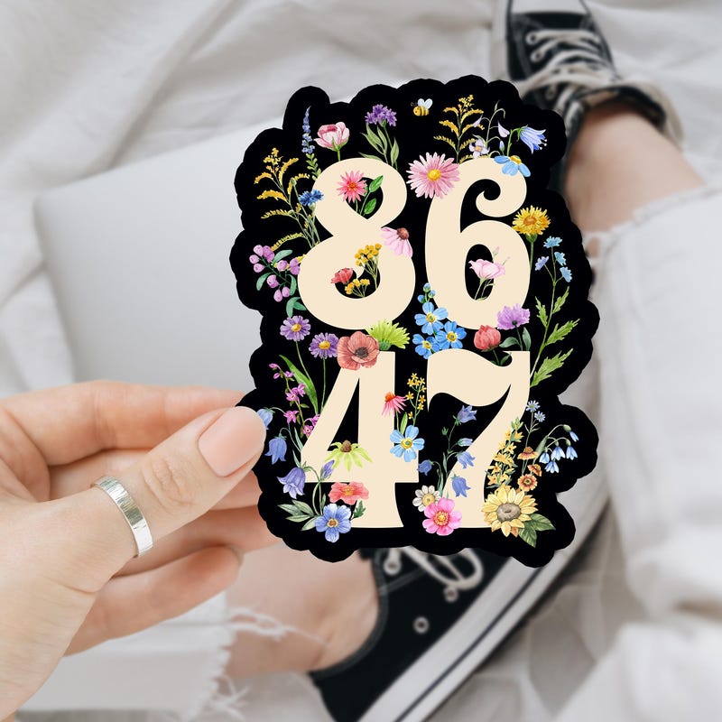 8647 Bumper Sticker - Etsy