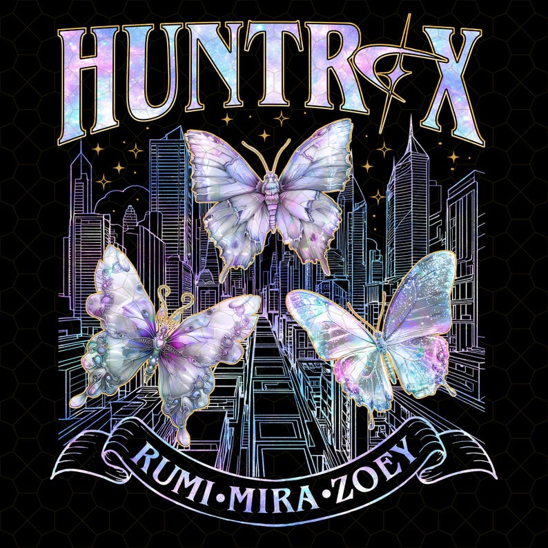 Huntrix Girls Rumi Mira Zoey Kpop Hunter Png, Rumi Mira Zofy Png, Kpop ...