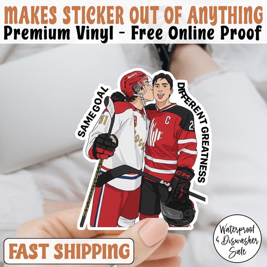 Hudson Williams Connor Storie Sticker, Heated Rivalry Inspired Decal ...