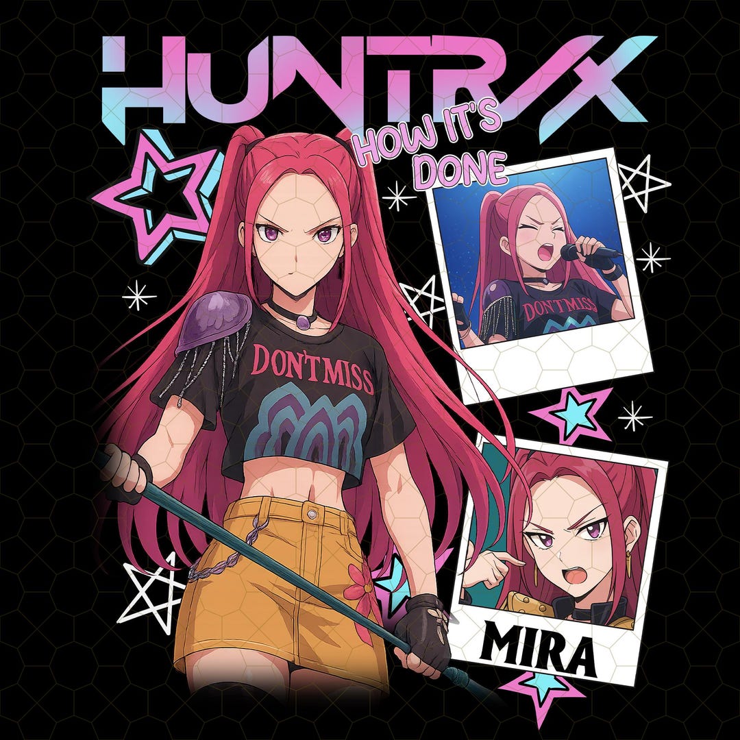 Huntrix Mira KPop Demon Hunters Png, Kpop Demon Hunters Png, Cadeaux ...
