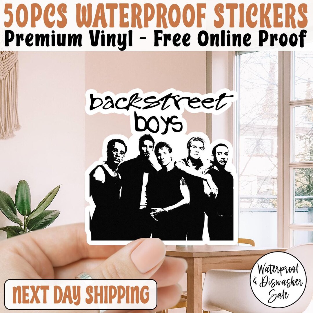 Backstreet Boy Sticker, Backstreet Boys Millennium Tour Music Sticker ...