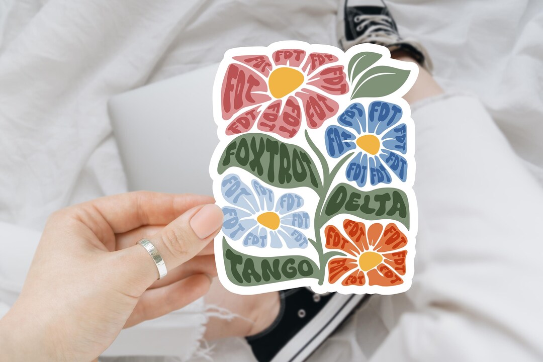 Subtle FDT Foxtrot Delta Tango Anti Trump Sticker/car Magnet,political ...