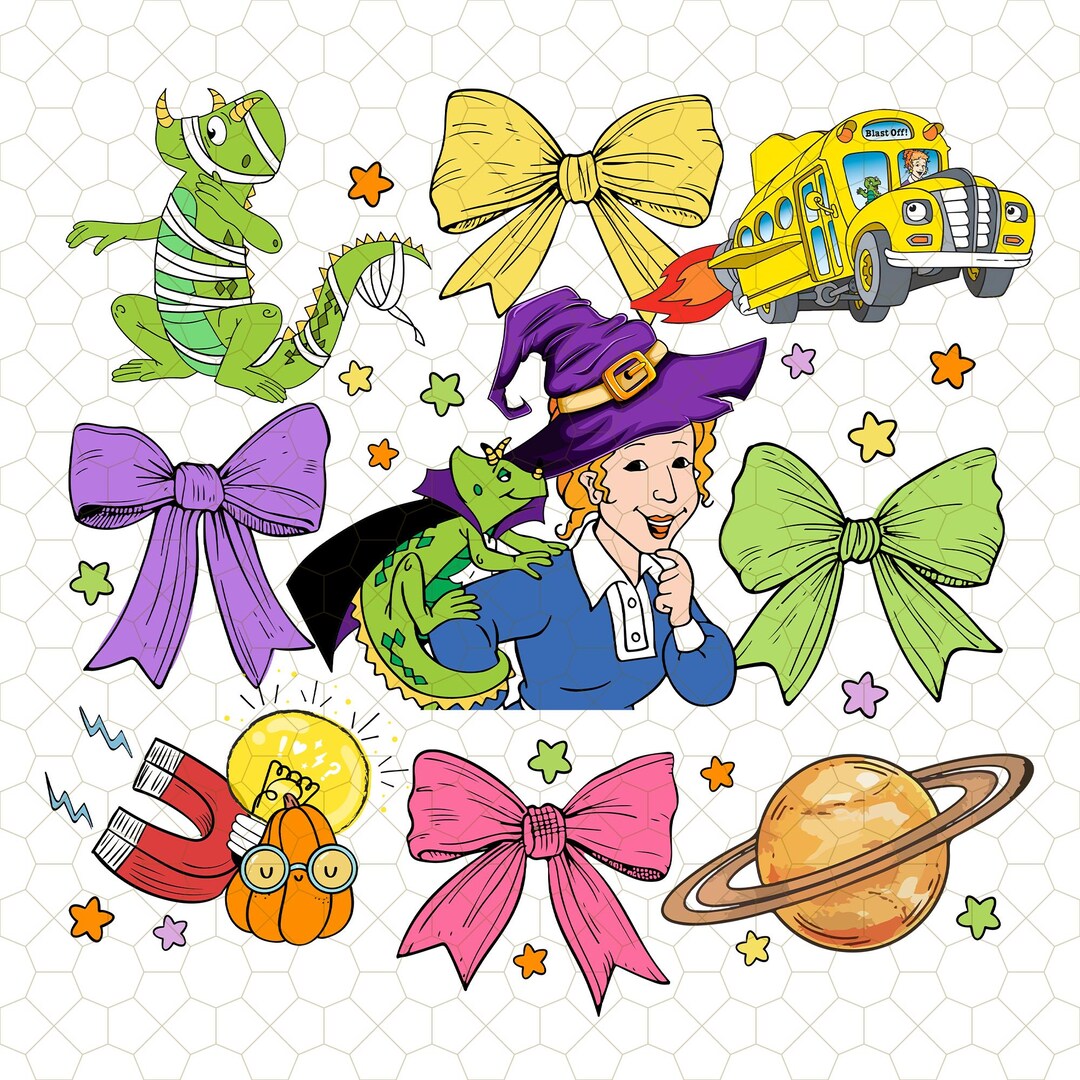 Halloween Ms Frizzle the Magic School Bus Png, Ms Frizzle Halloween Png ...