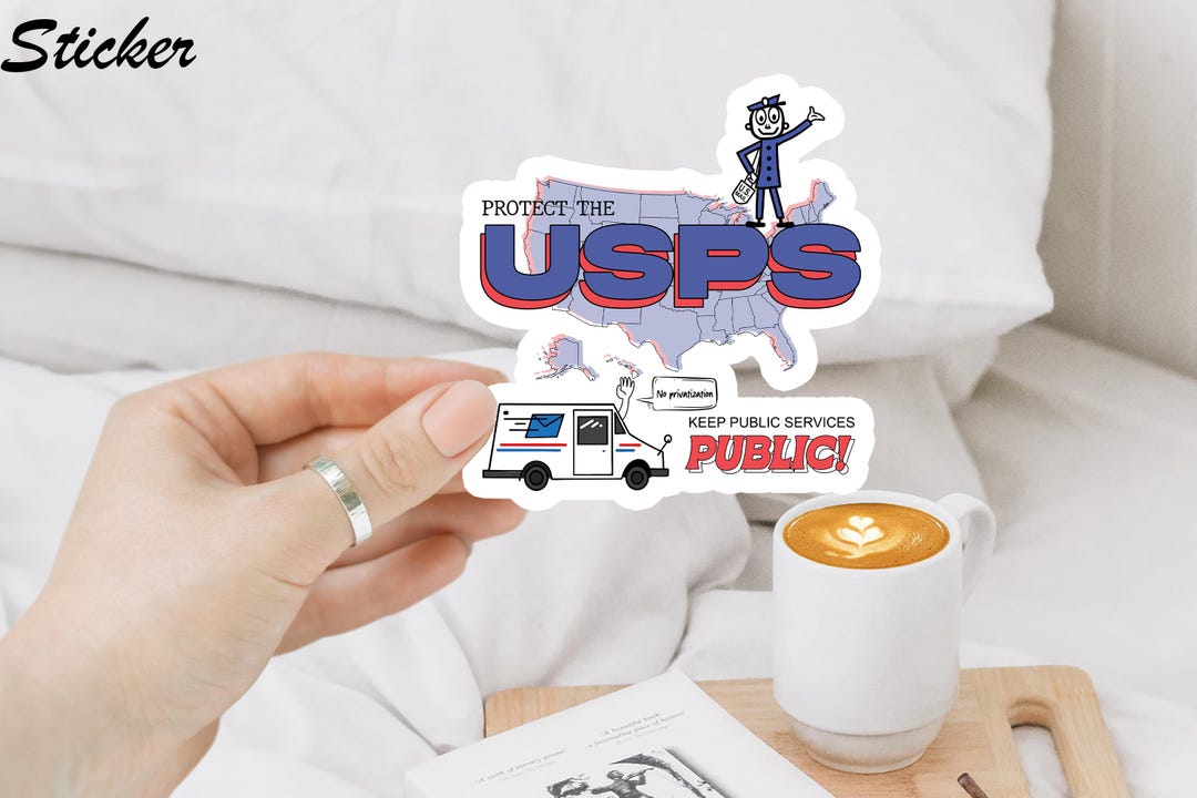 Protect USPS Keep Public Services Public Anti Trump Car Magnet/sticker ...