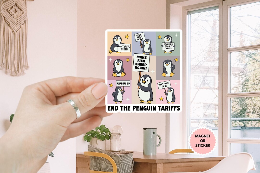 Penguins Against Tariffs No Tariffs on Fish End the Penguin Tariffs ...