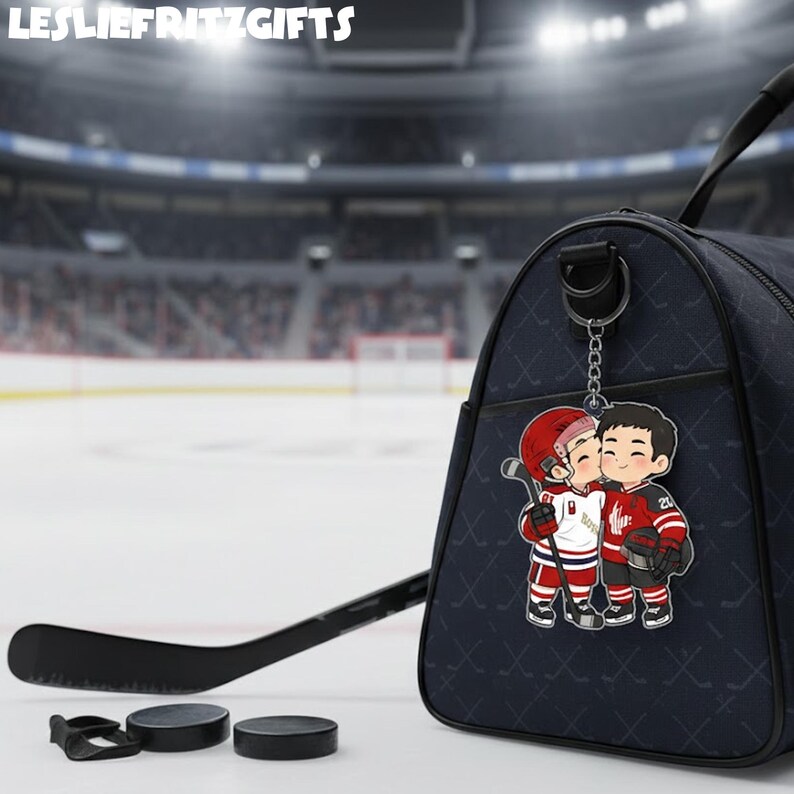 Heated Rivalry Chibi Acrylic Keychains, Team Rozano Keychain, LGBT ...