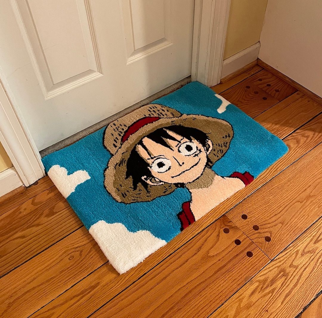 Luffy From One Piece Tufted Rug - Etsy