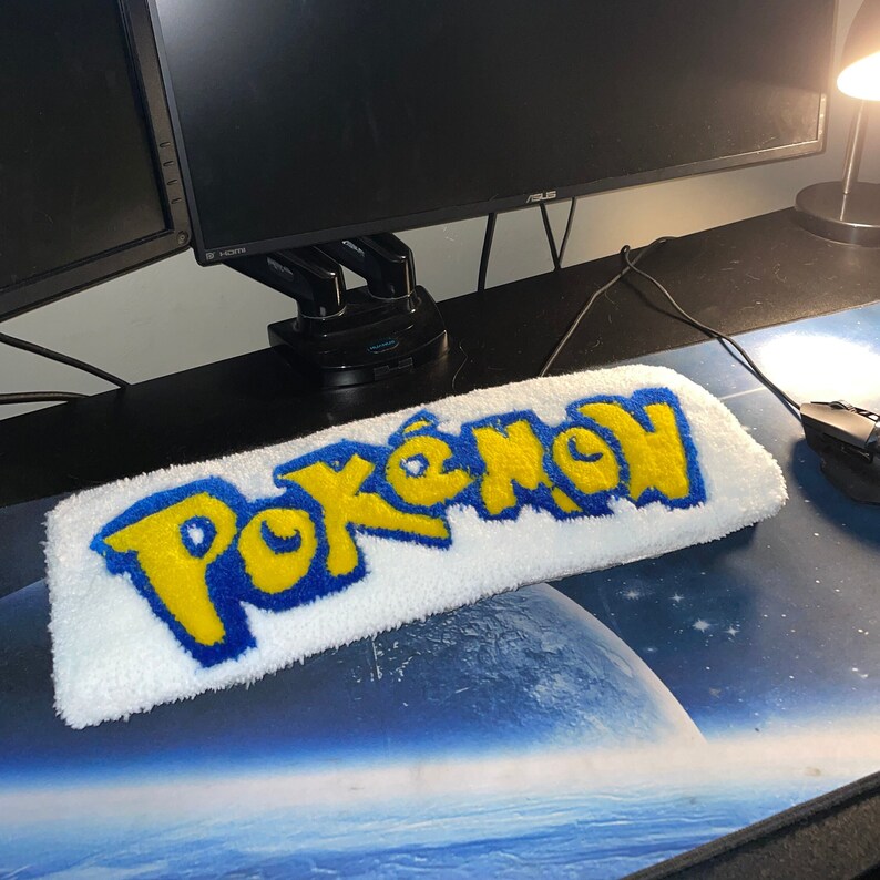 Pokemon Keyboard Cover Tufted Rug - Etsy