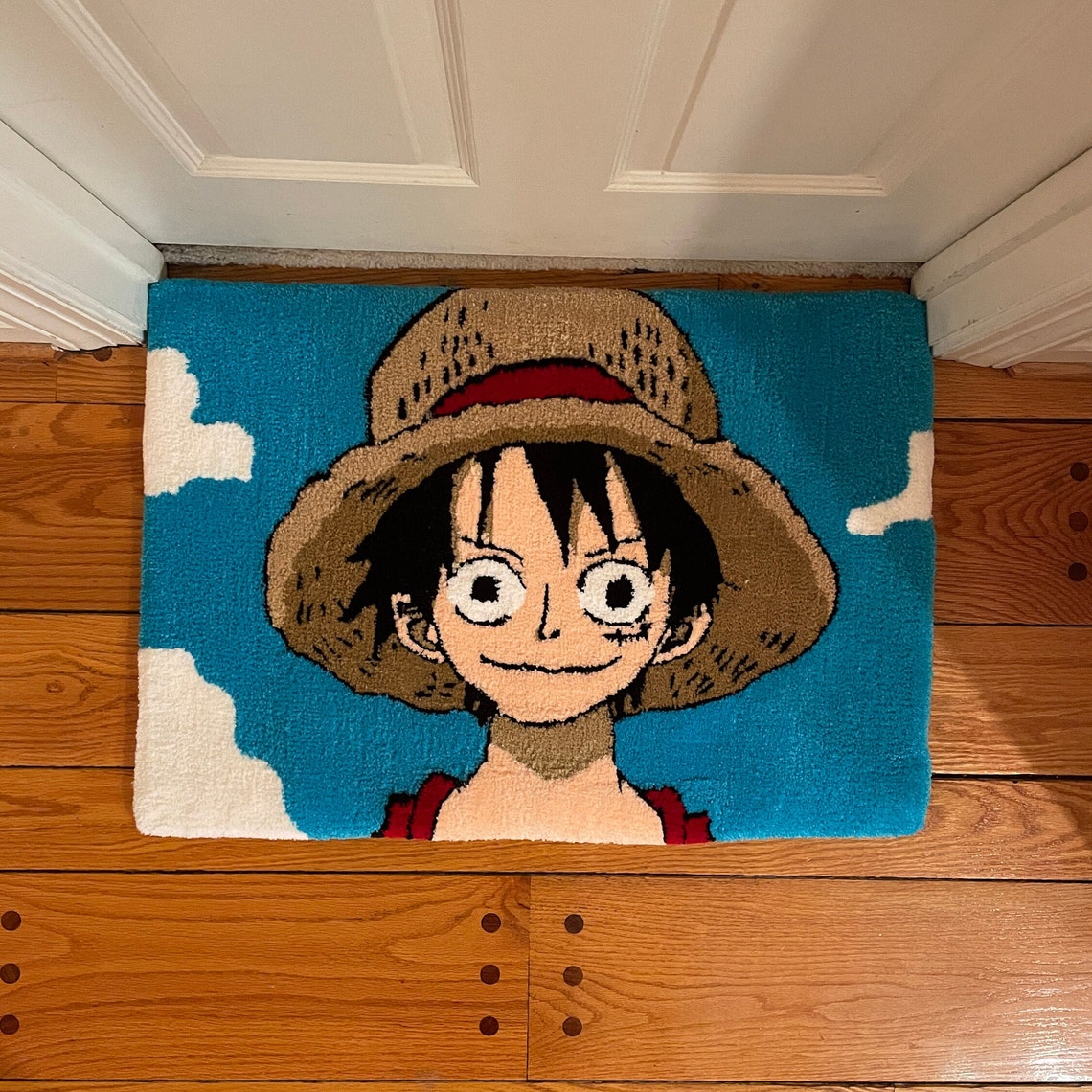 Luffy From One Piece Tufted Rug - Etsy