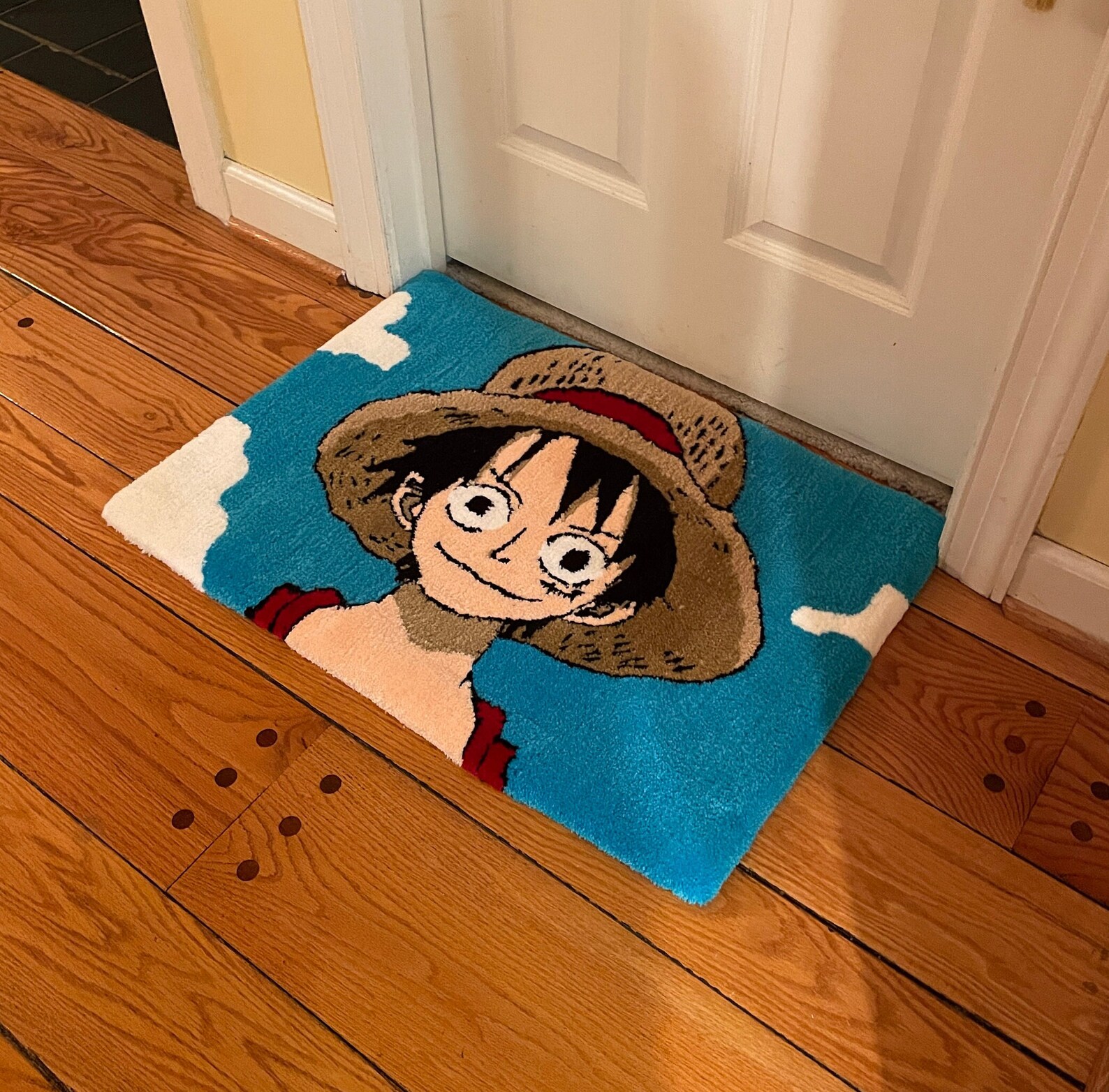 Luffy From One Piece Tufted Rug - Etsy