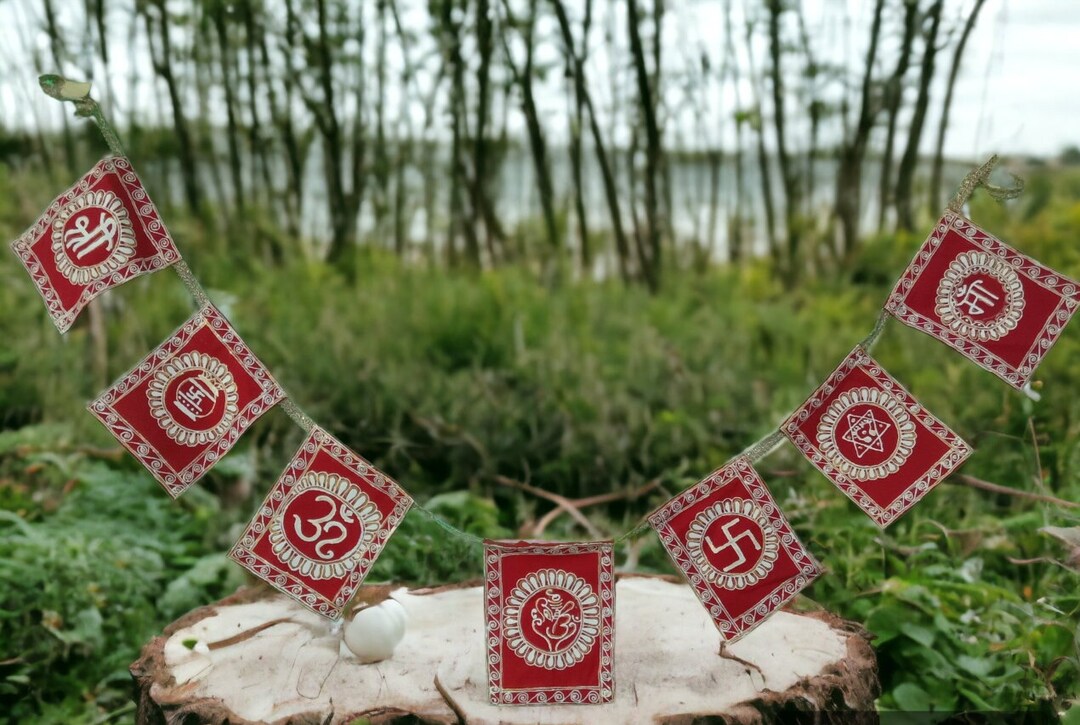 Traditional Handmade Aipan Hanging Door Toran - Etsy