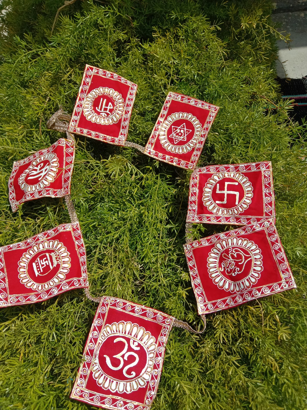 Traditional Handmade Aipan Hanging Door Toran - Etsy